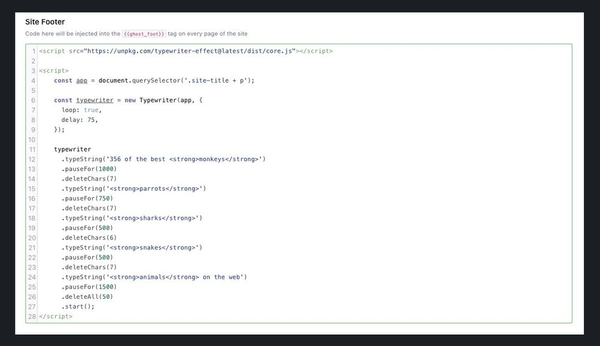 Ghost 博客中如何使用 Code Injection？图文教程